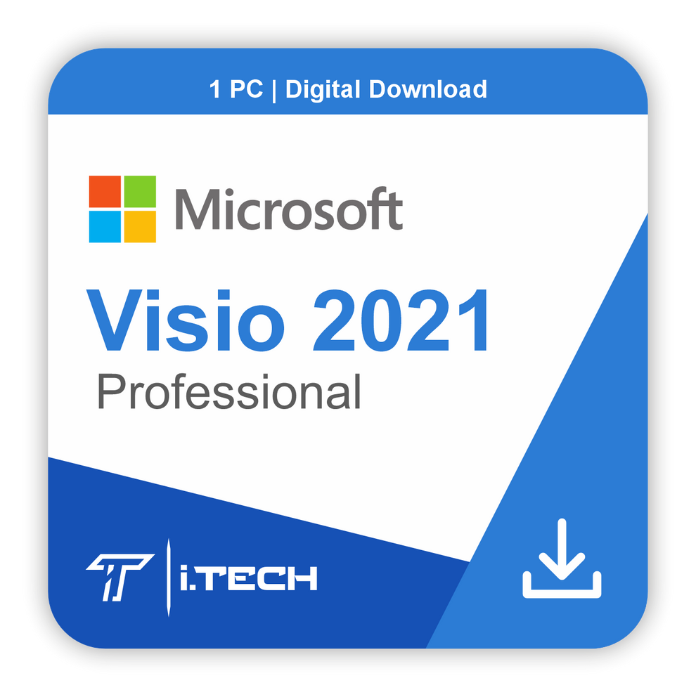 Visio 2021 Professional Digital License | 32bit/64bit | Retail – i-Tech ...